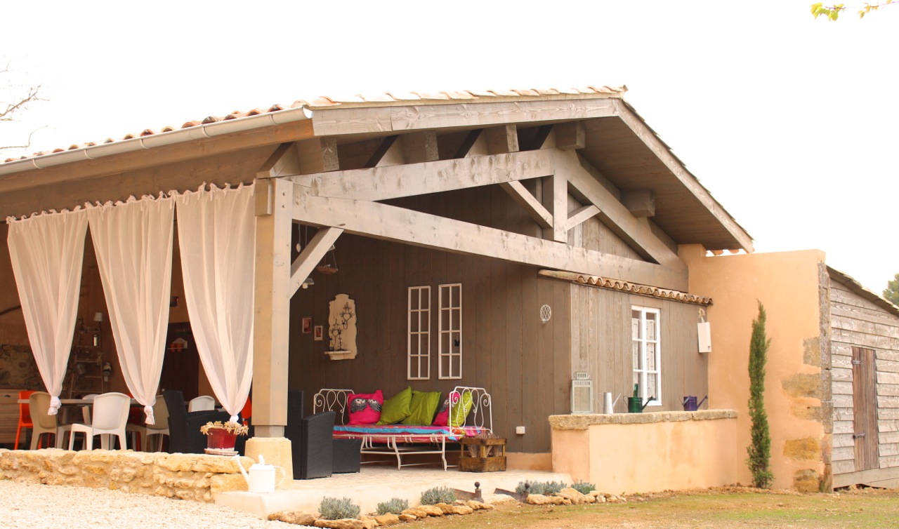 terrasse couverte – La Bastide de Fanny
